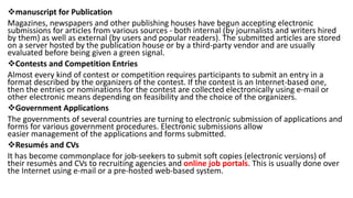 Online submission of manuscript | PPTX