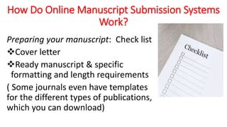 Online submission of manuscript | PPTX
