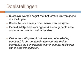 Online succesvol worden | PPTX