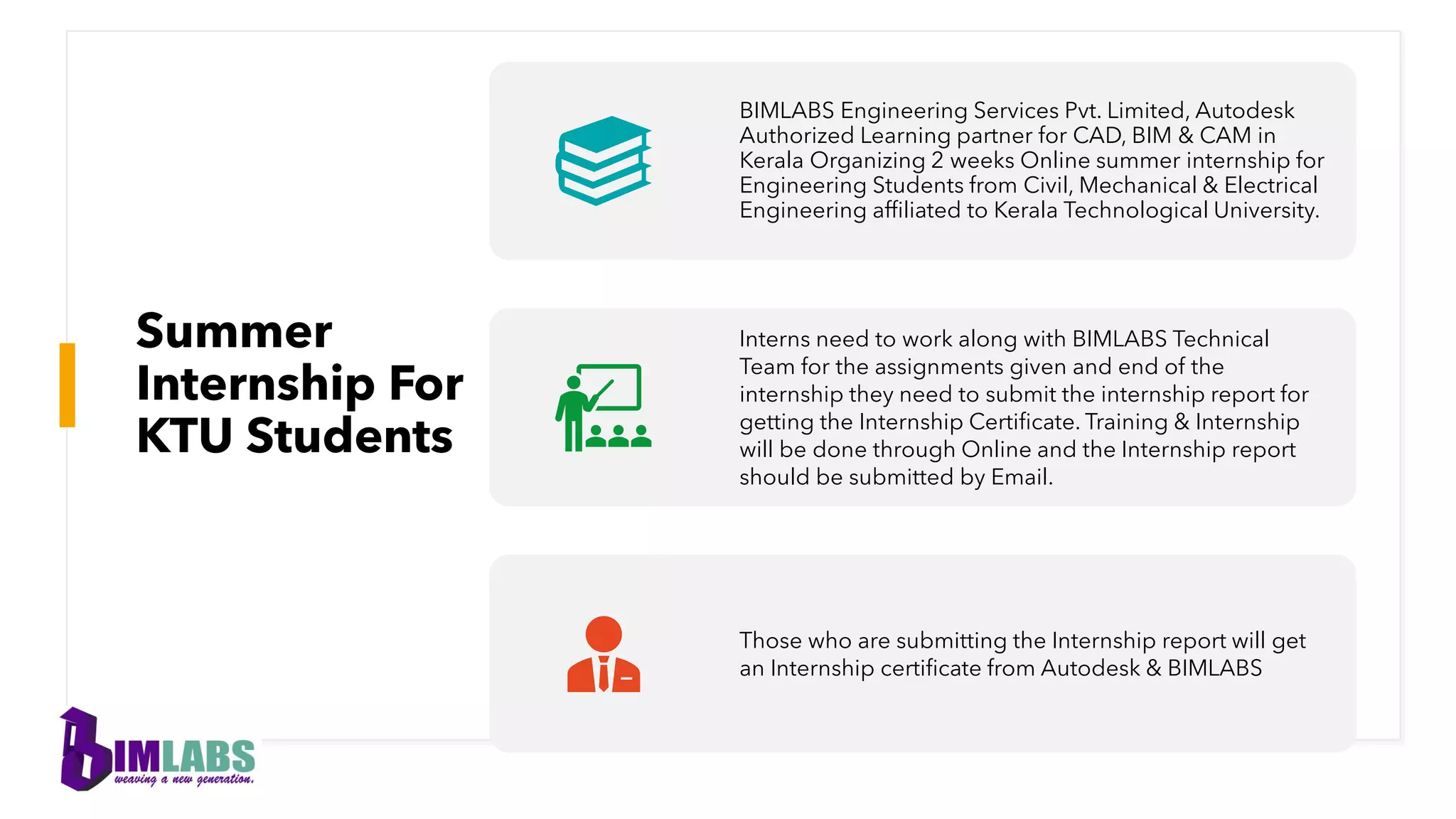 Online summer internship for ktu students | PPT