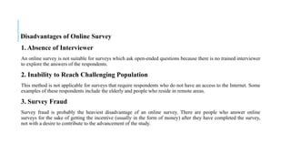 Online survey | PPTX