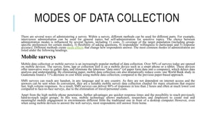 Online survey | PPTX