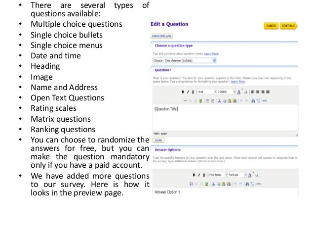 Online survey tools (1) | PPTX