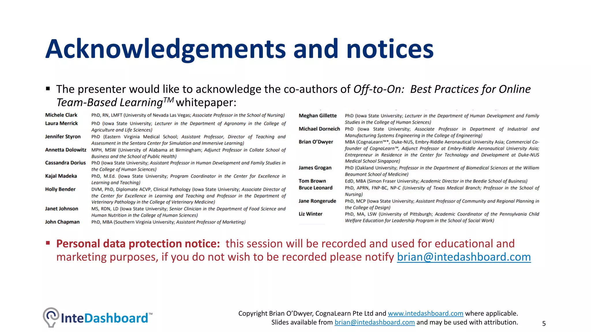 Online Team-Based Learning Workshop | PDF