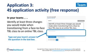 Online Team-Based Learning Workshop | PDF