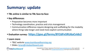 Online Team-Based Learning Workshop | PDF