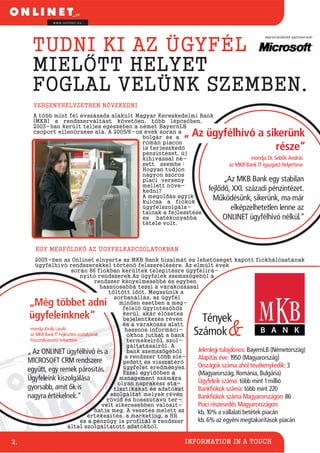 Onlinet Case Study - MKB - HUN | PDF