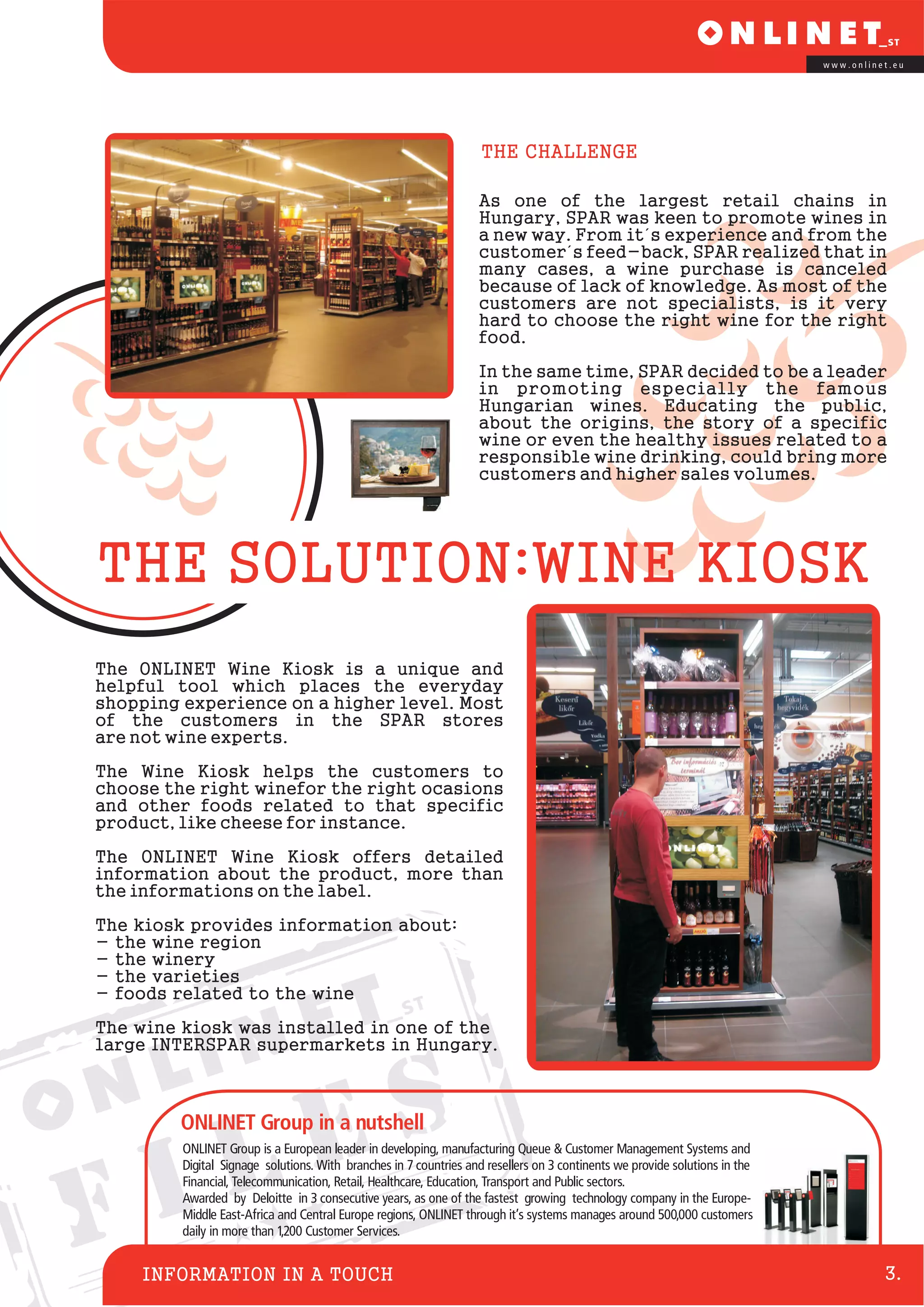 Onlinet Case Study - SPAR - ENG | PDF