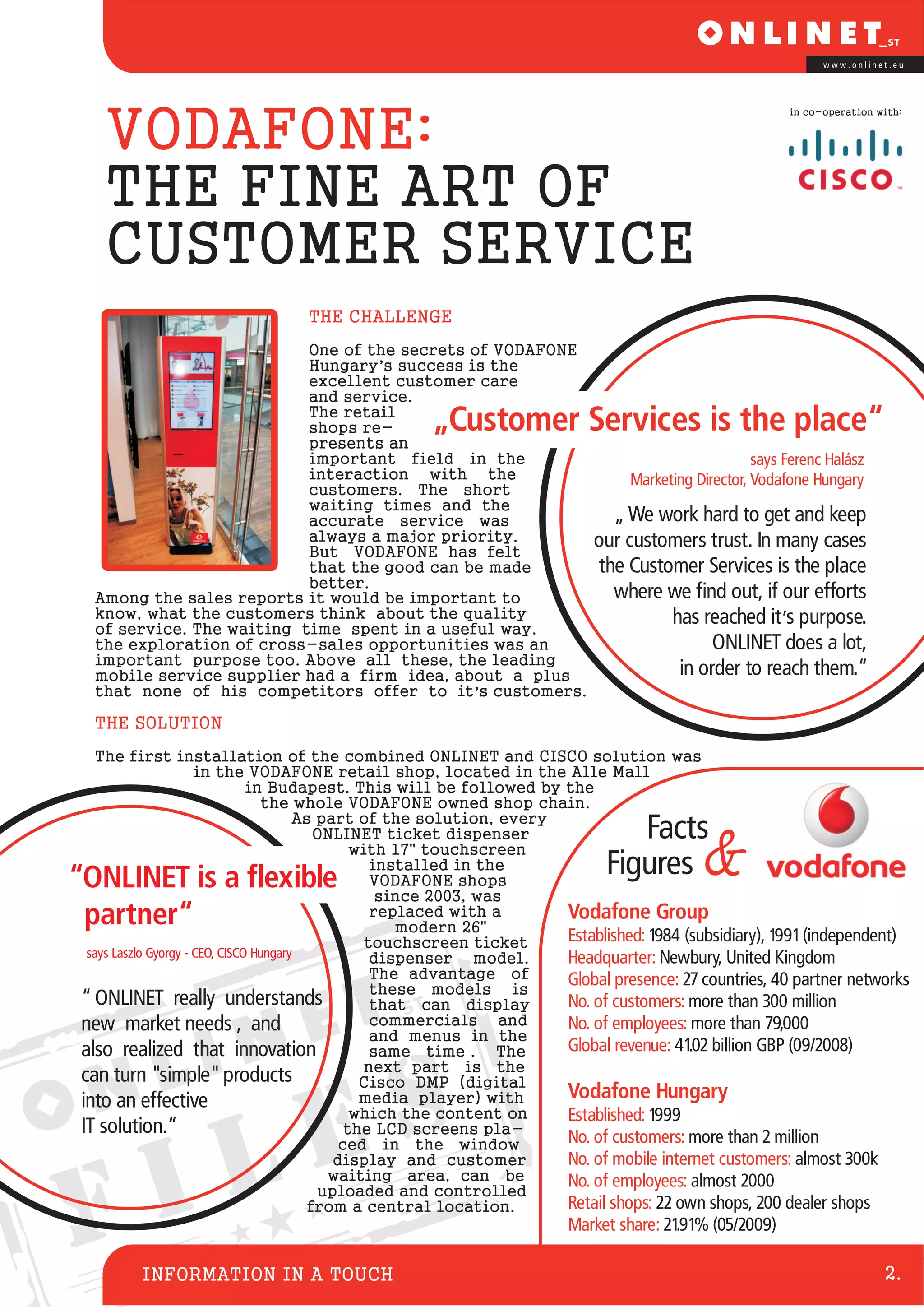 Onlinet Case Study Vodafone Eng | PDF