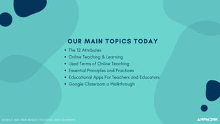 Mobile & Web based teaching and learning | PDF