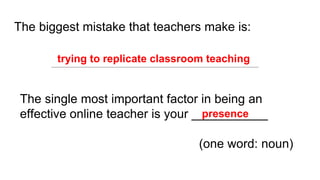Online Teaching Competencies | PPTX