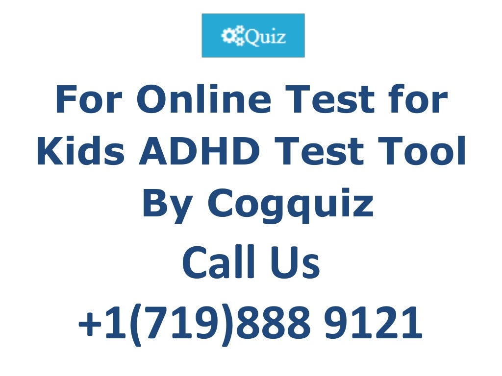 Online Test for Kids ADHD Test Tool