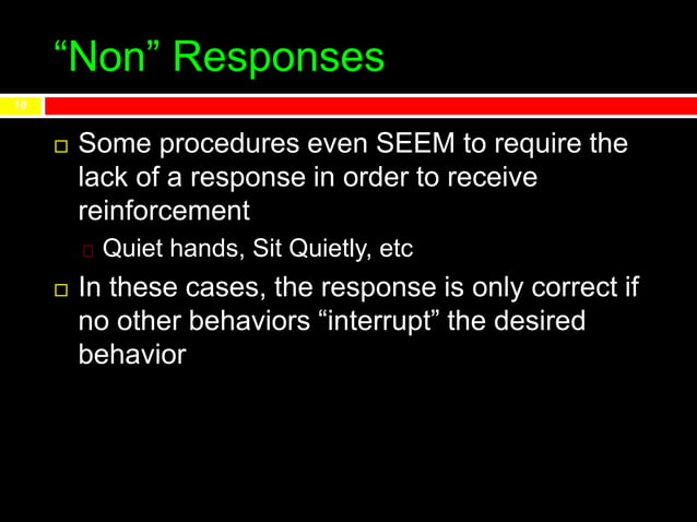 The Response | PPT