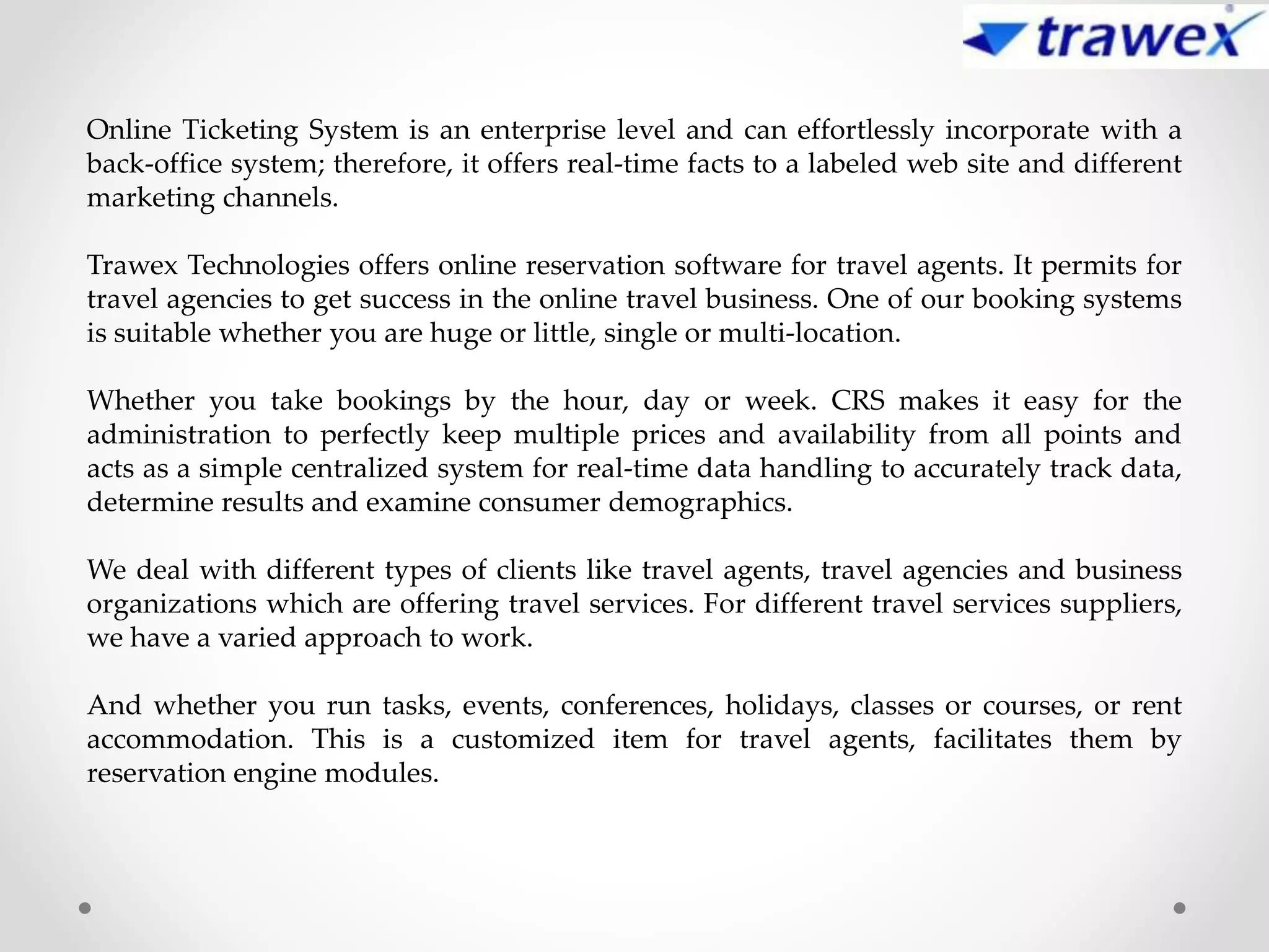 Online Ticketing System | PPTX