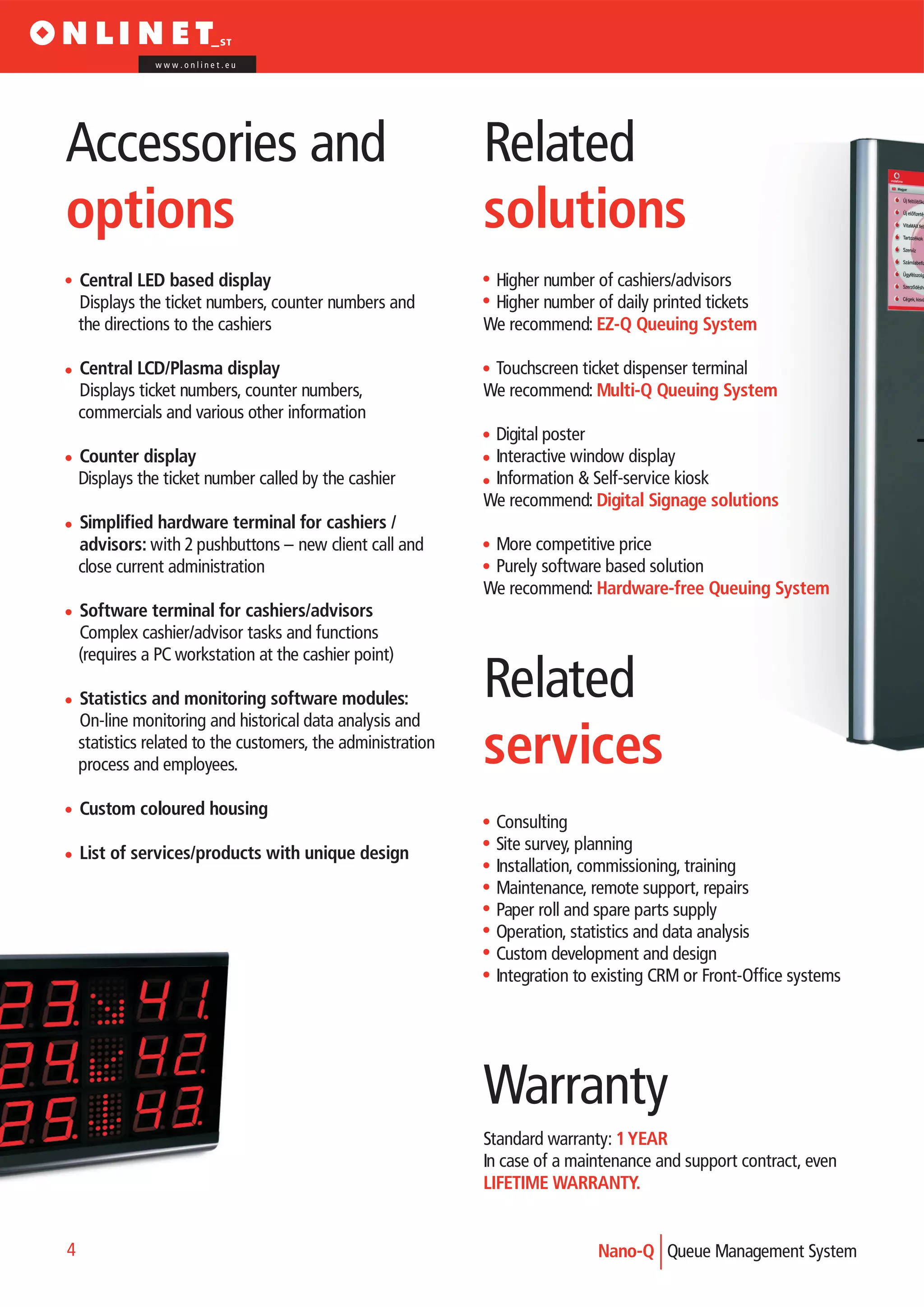 NANOQ Queue Management System | PDF