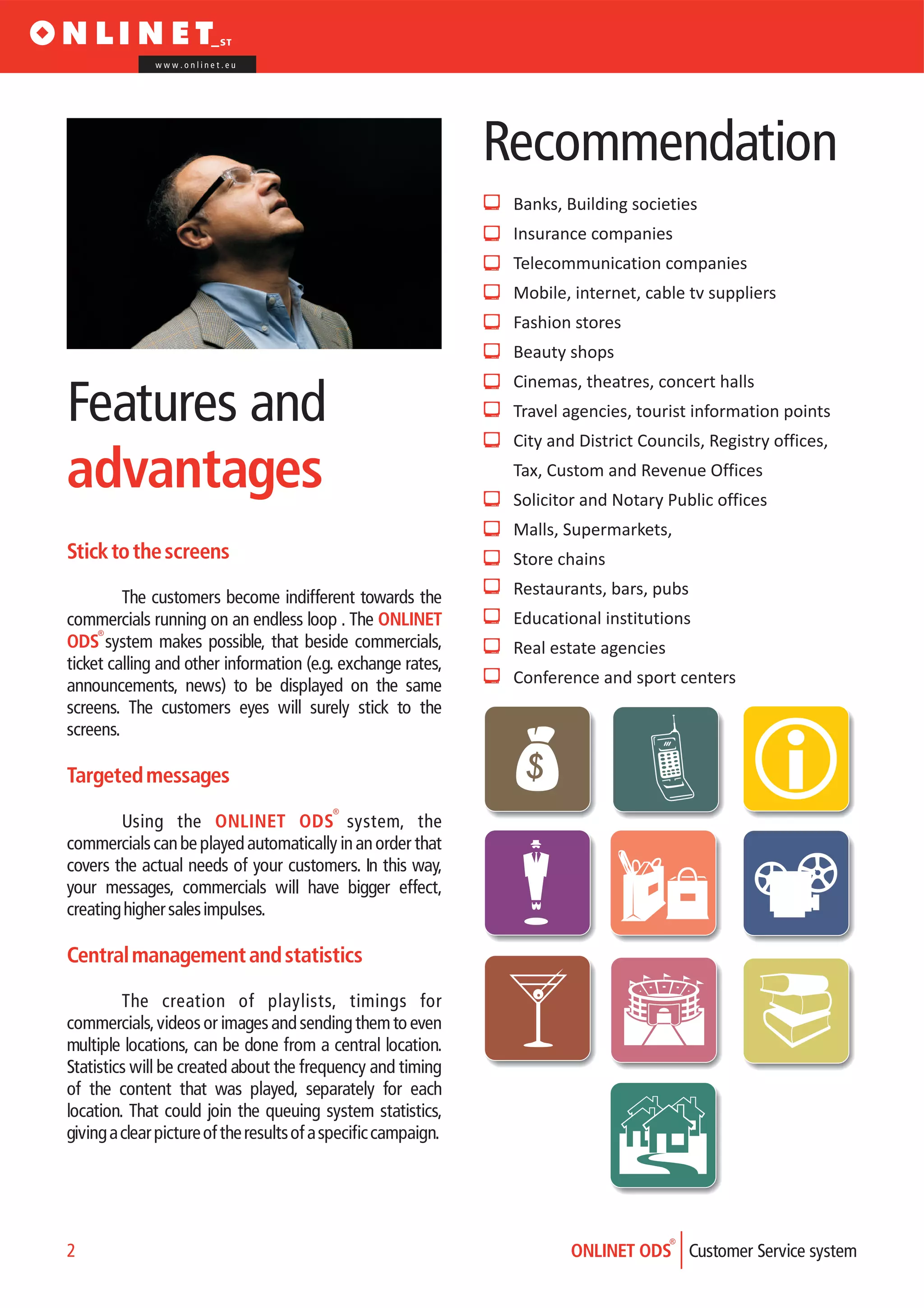 ONLINET ODS - digital signage software | PDF