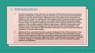 ONLINE TOXIC COMMENTS.pptx