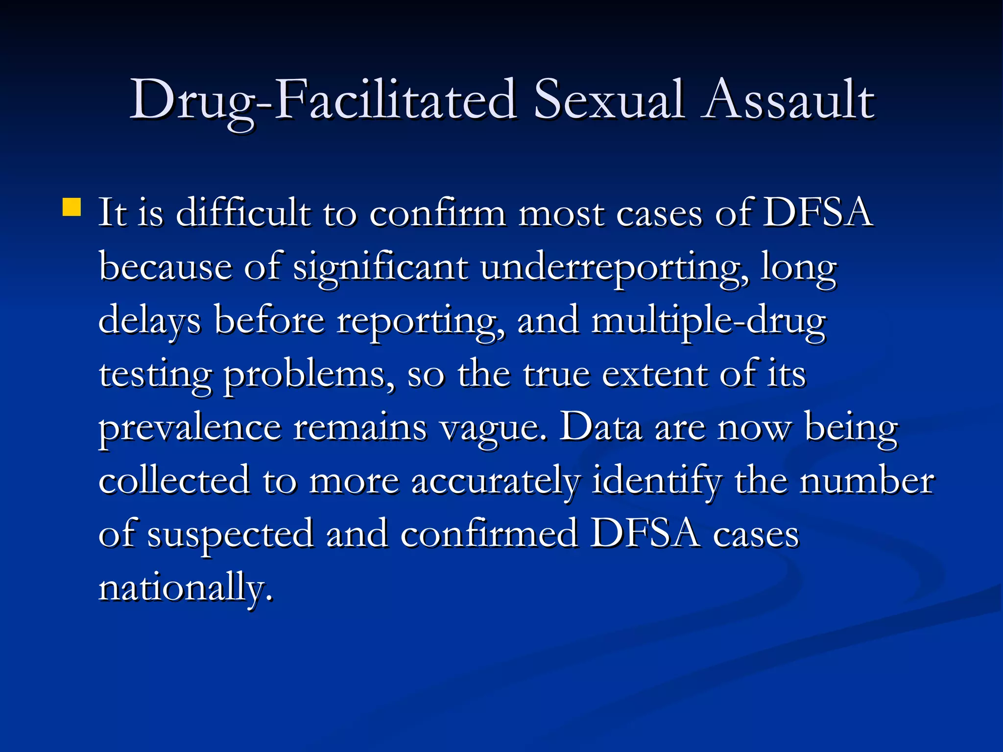 drug facilitated sexual assault | PPT