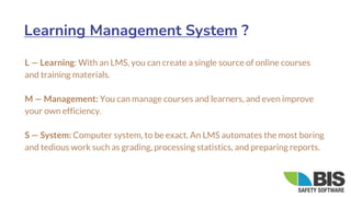 Learning Management System (LMS) - Online Training Software | PPTX