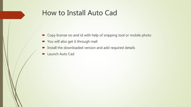 Online training on auto cad PPT | PPTX
