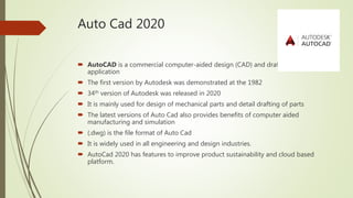 Online training on auto cad PPT | PPTX