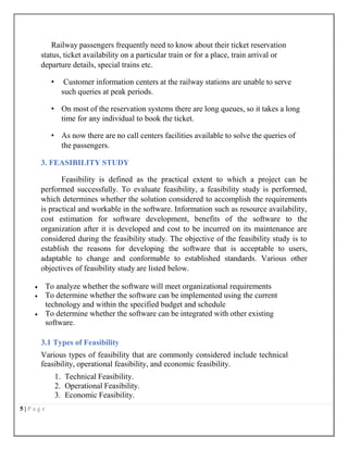 Online Train Ticket Booking System Project Pdf