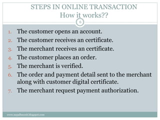 Onlinetransaction | PPTX