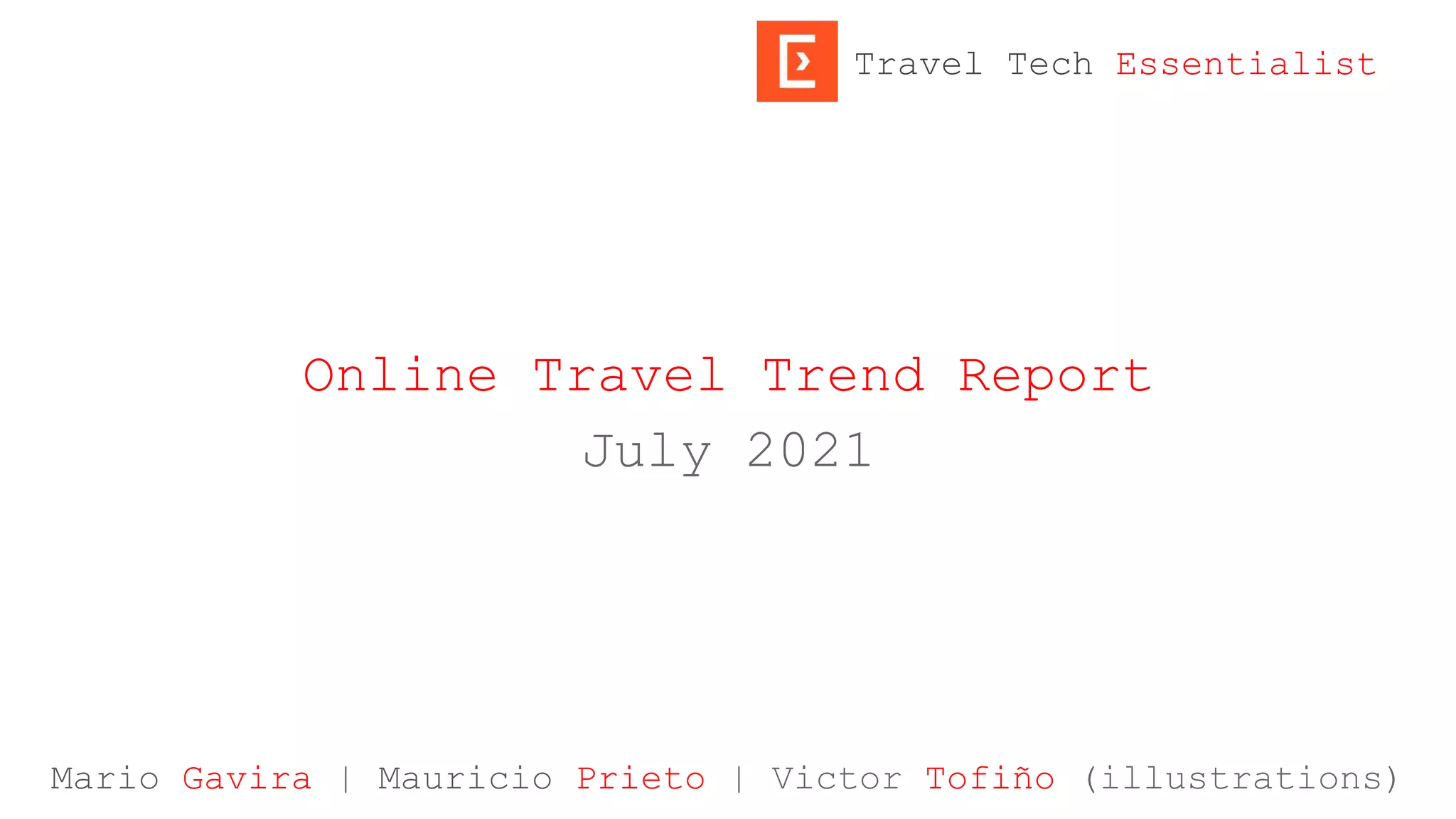 Online Travel Trends Report 2021 | PPT