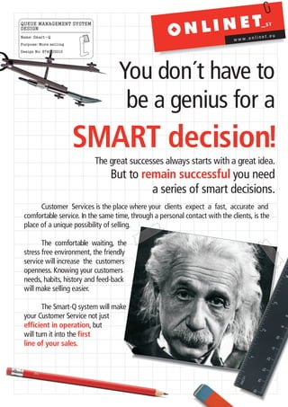 SMARTQ Queue Management System from ONLINET | PDF