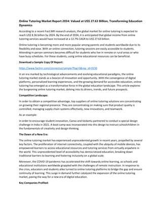 Online Tutoring Market .pdf