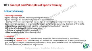 CBSE/Class-11/Subject- Physical Education (048)/Unit X Training and ...