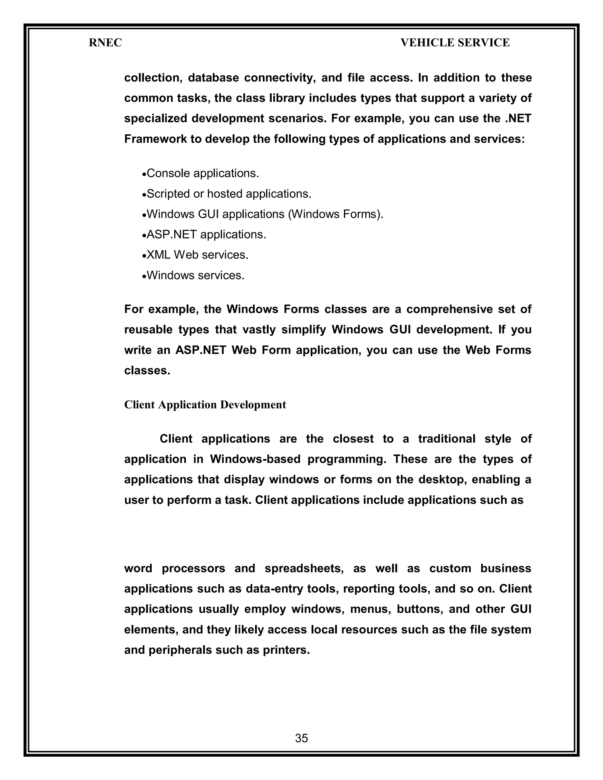 Online vehicle service center management system project report | PDF