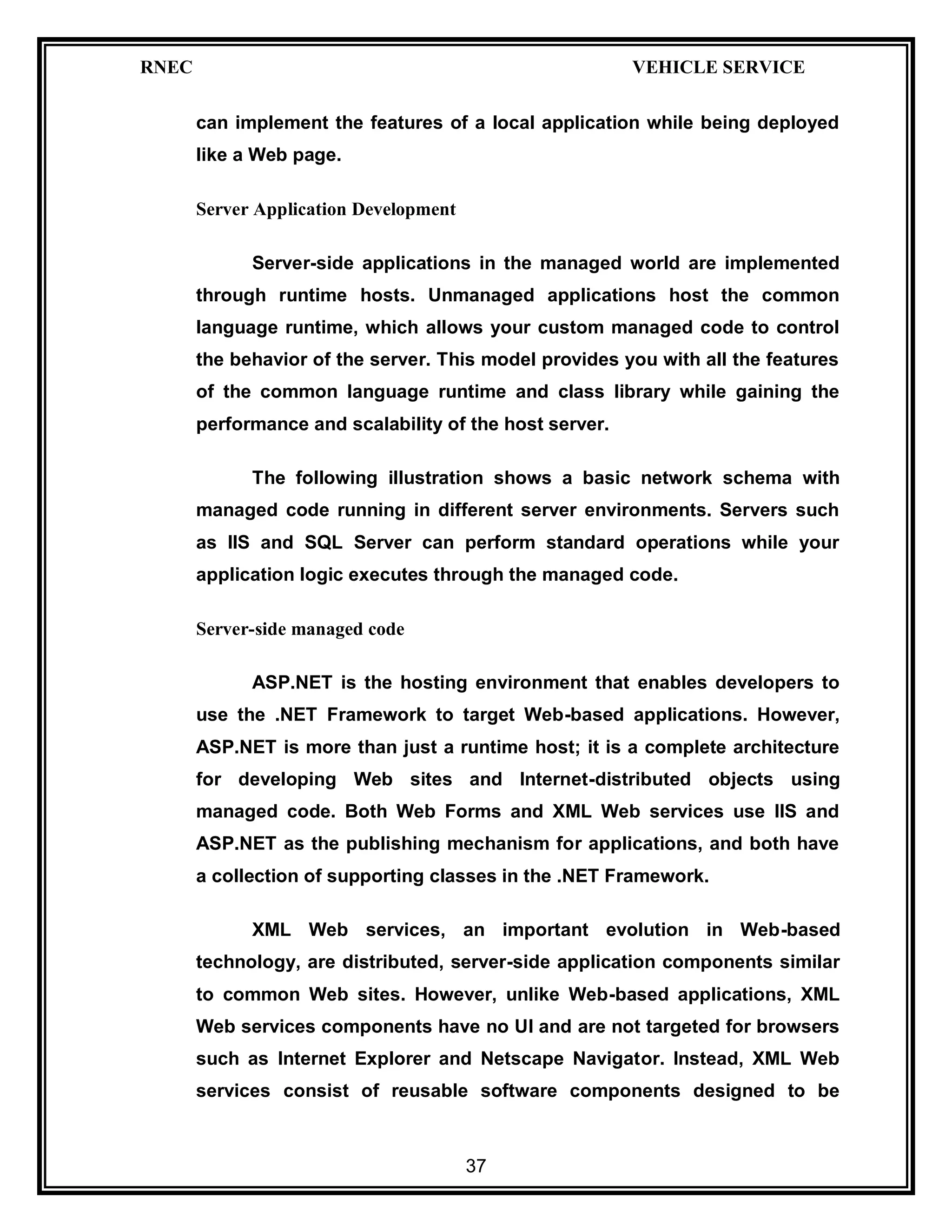 Online vehicle service center management system project report | PDF