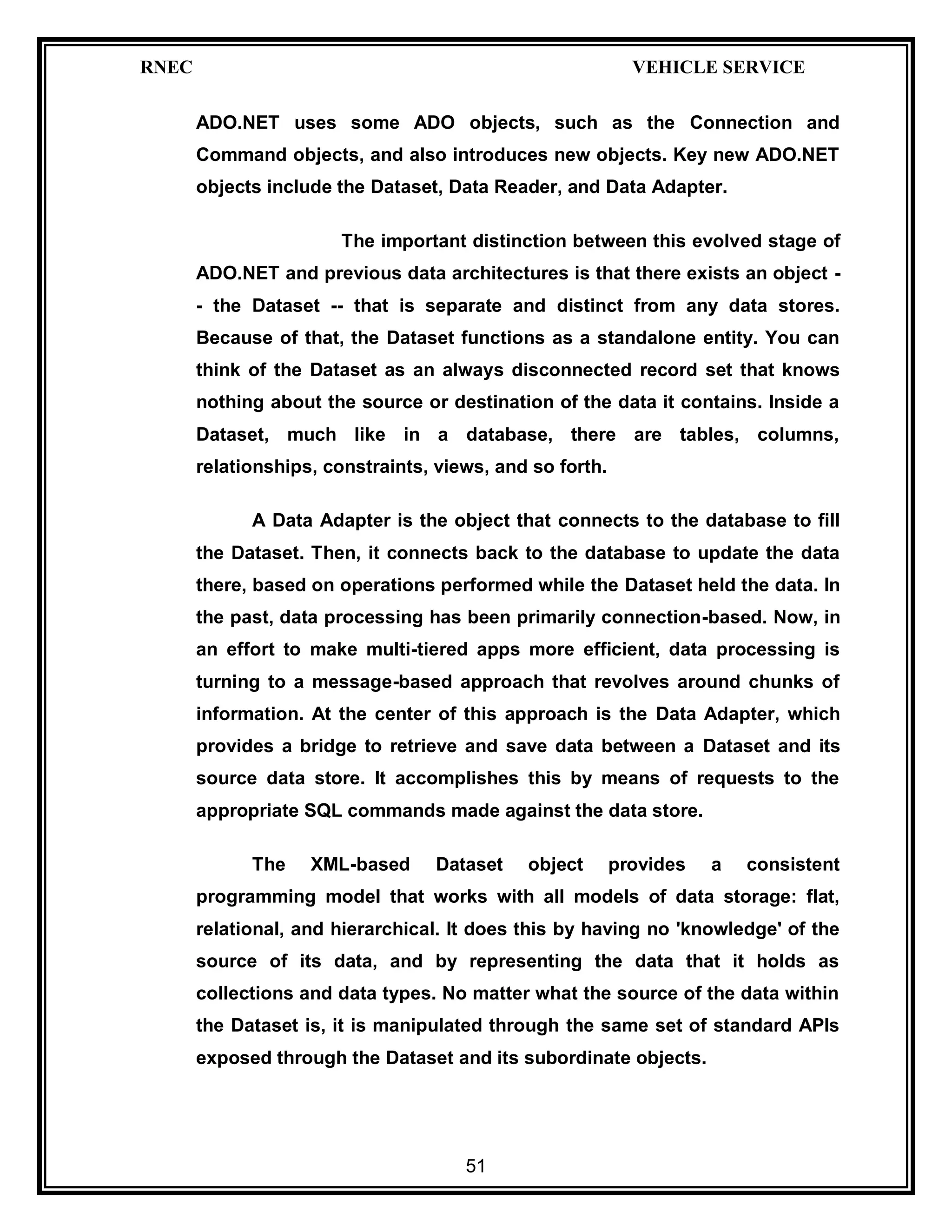 Online vehicle service center management system project report | PDF