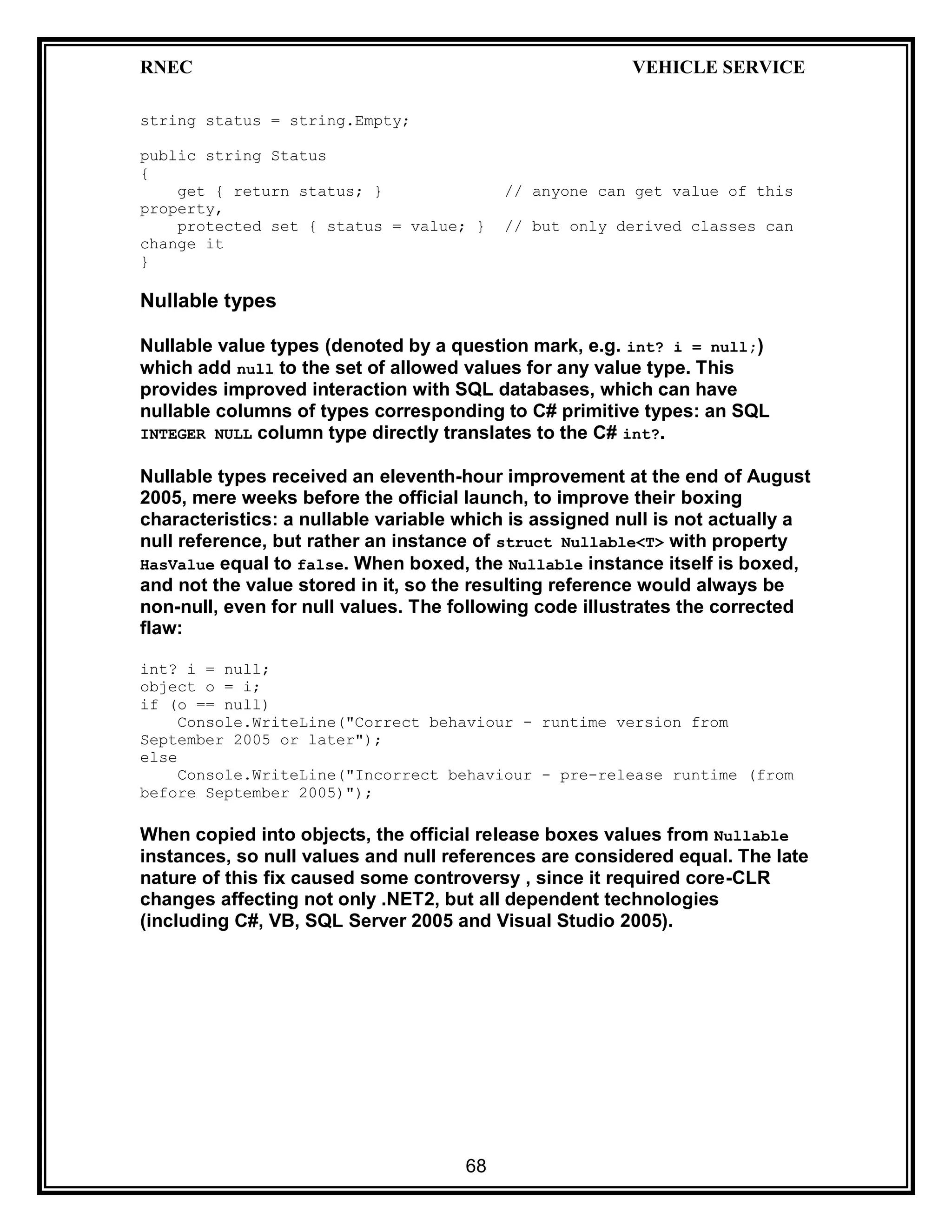Online vehicle service center management system project report | PDF