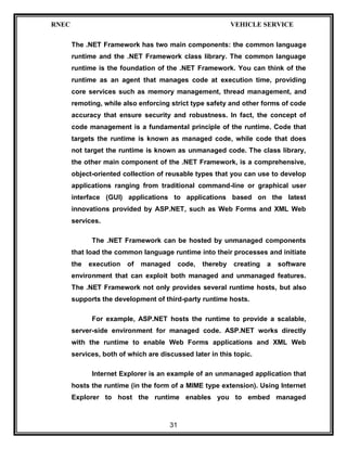 Online vehicle service center management system project report | PDF