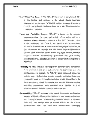 Online vehicle service center management system project report | PDF