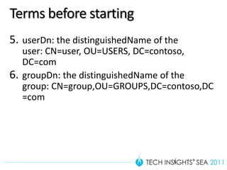Centralizing users’ authentication at Active Directory level | PPTX