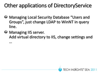 Centralizing users’ authentication at Active Directory level | PPTX