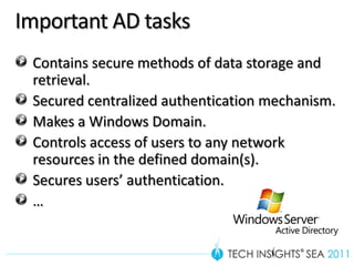 Centralizing users’ authentication at Active Directory level | PPTX