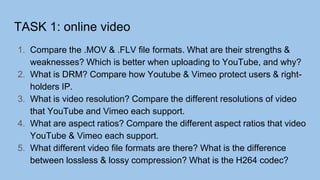 Online video lesson 3 technical considerations | PPT