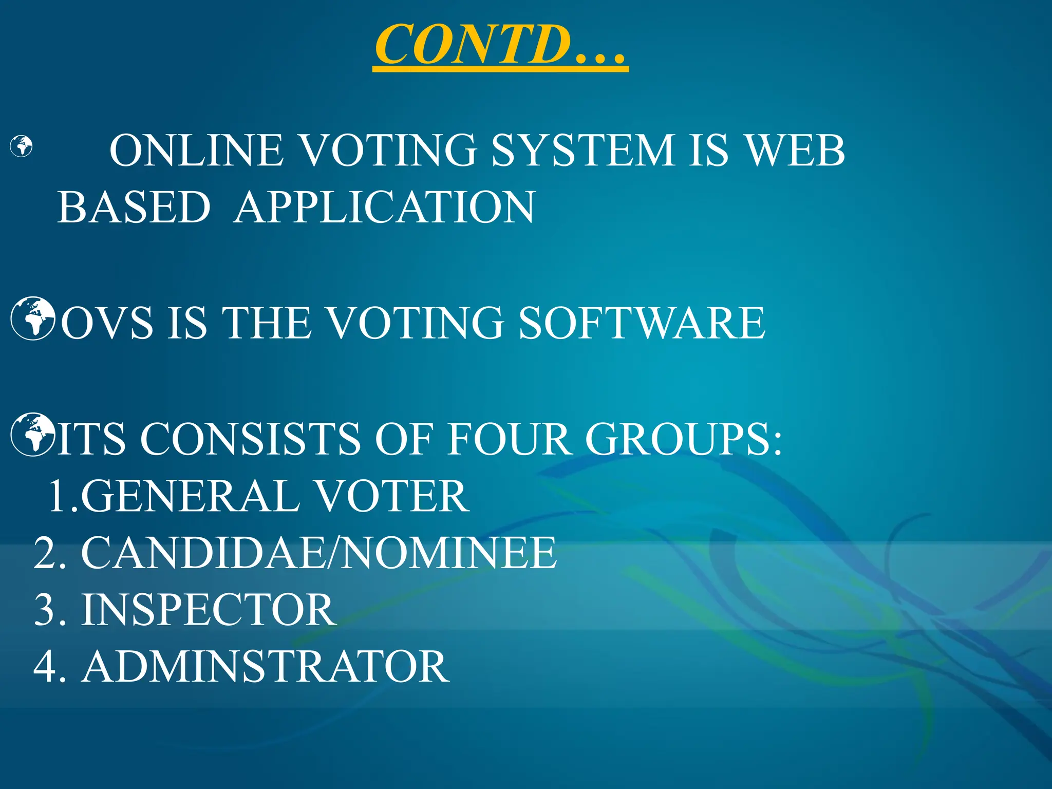 Online Voting System for E-Voting Web Application | PPTX | Programming Languages | Computing