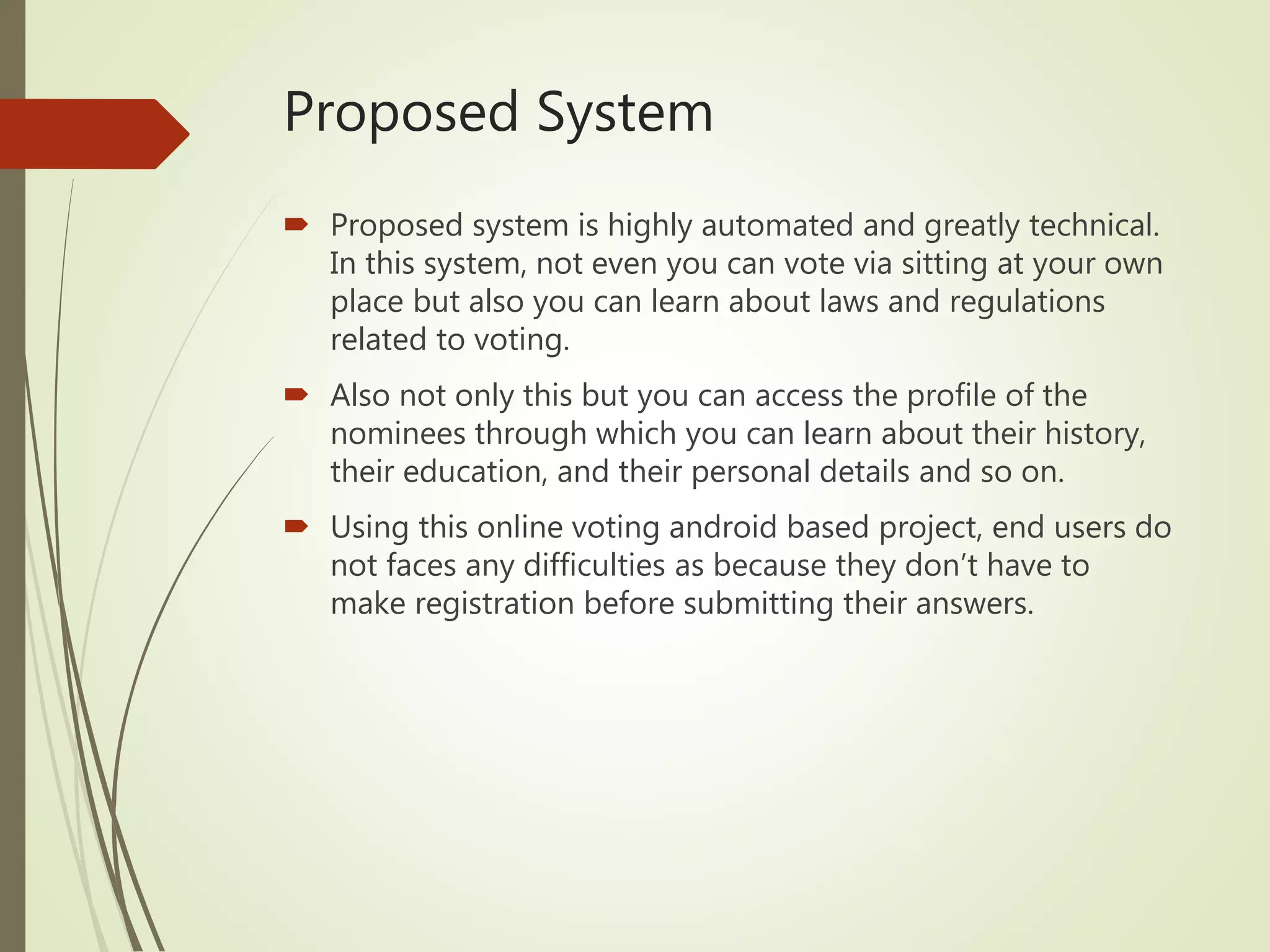 Online voting system | PPTX