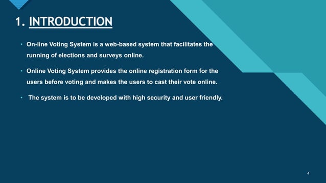 ONLINE VOTING SYSTEM FINAL.pptx | Internet | Computing