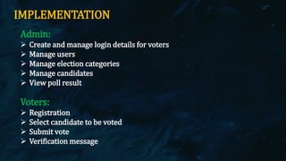 online voting system phase 1 presentation.pptx