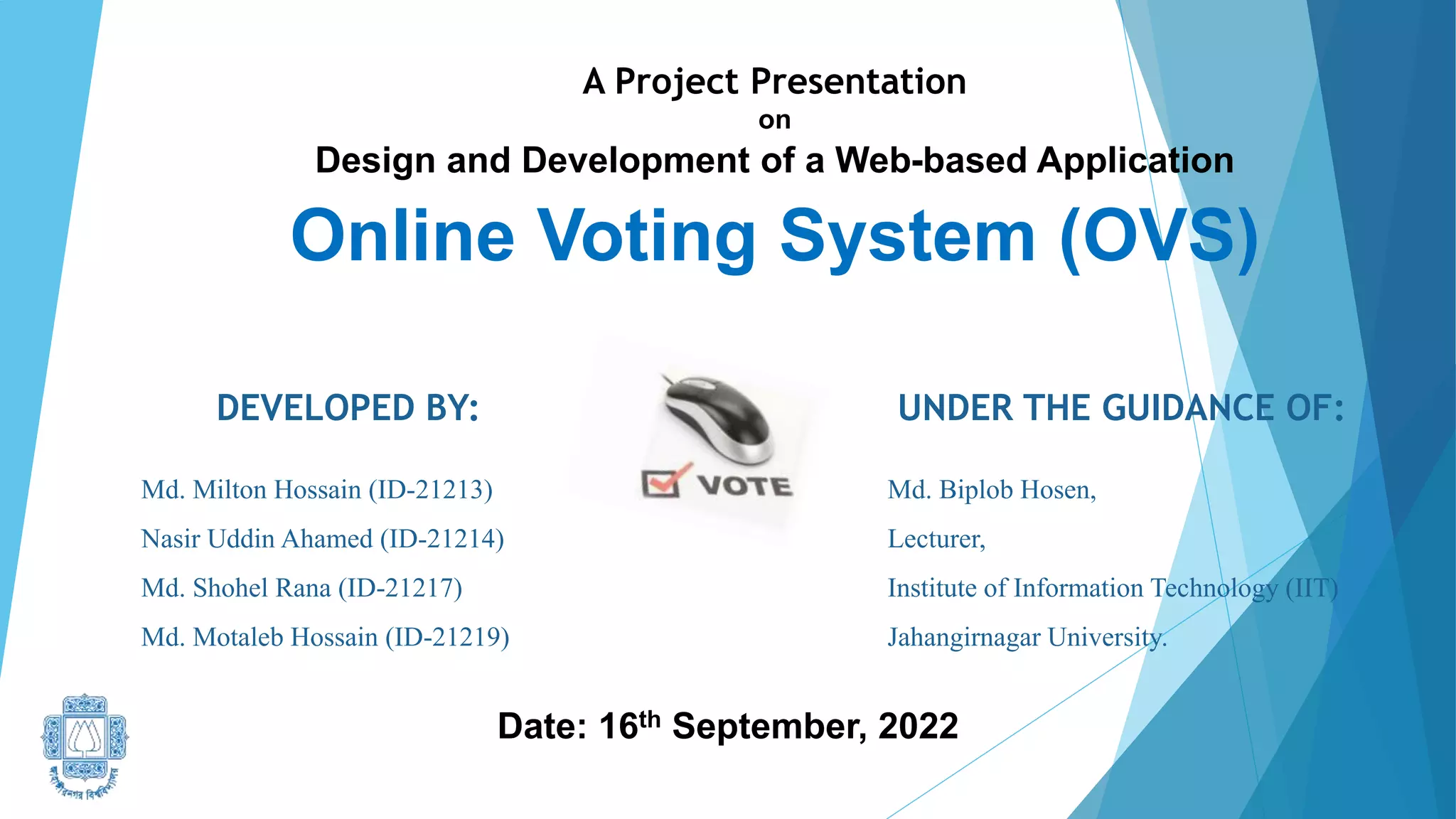 Online Voting System | PPTX