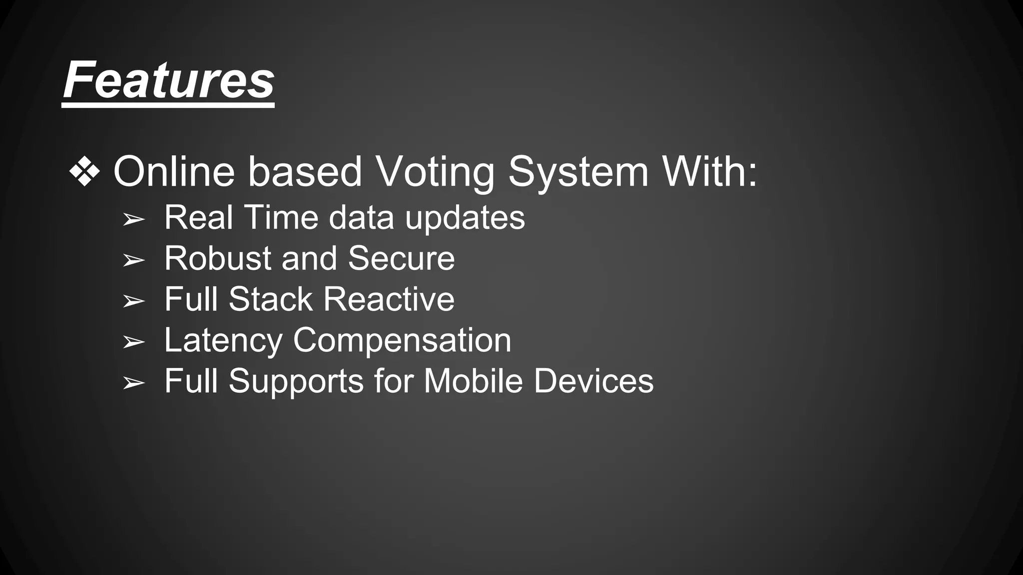 Online voting system presentation slide (1) | PPTX | Web Development ...