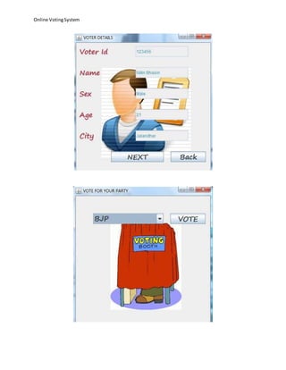 Online voting system project by bipin bhardwaj | DOCX