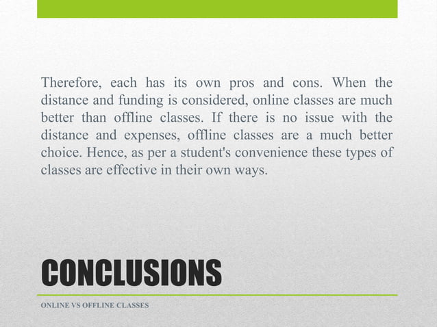 Online vs Offline classes by Masoom Mandy | PPTX