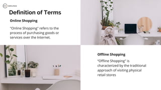 Online vs Offline Gift Shopping in Recent Days | PPT